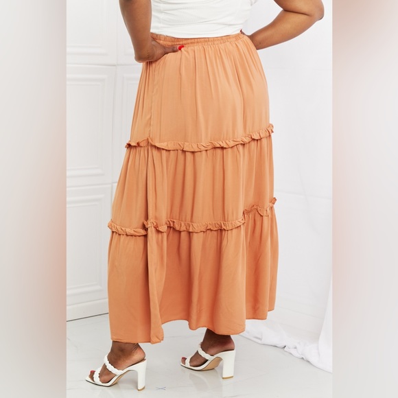 Zenana Outfitters | Skirts | New Zenana Plus Size Summer Days Ruffled ...